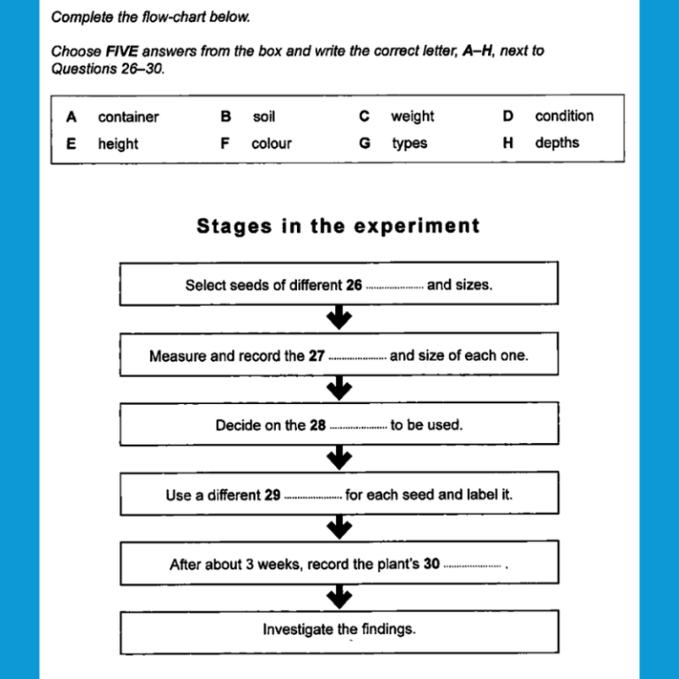 Cách Làm Flow Chart Completion IELTS Listening (Chuẩn & Nhanh)